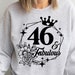 46th Birthday Svg 46th Birthday Png Happy Birthday Svg Cake Topper Svg ...