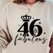 46th Birthday Svg 46th Birthday Png Happy Birthday Svg Cake Topper Svg ...