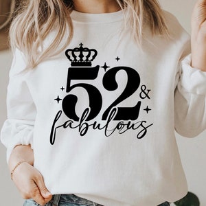 52nd Birthday Svg 52nd Birthday Png Happy Birthday Svg Cake Topper Svg ...