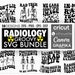 Radiology Svg Xray Svg Radiology Shirt Rad Tech Radiology Gift Skeleton ...
