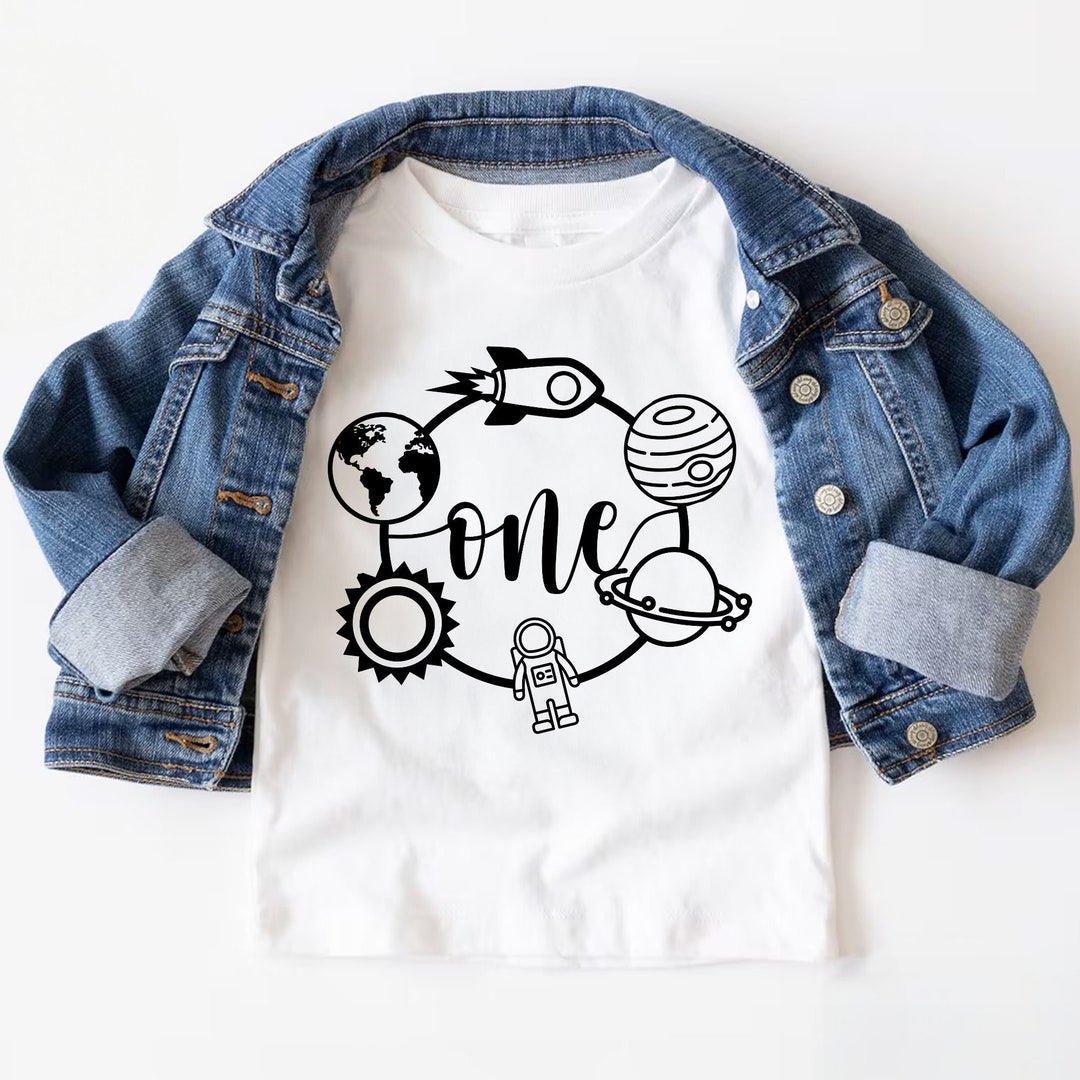 1st Birthday Space Themed Svg Outer Space Birthday Svg Astronaut ...