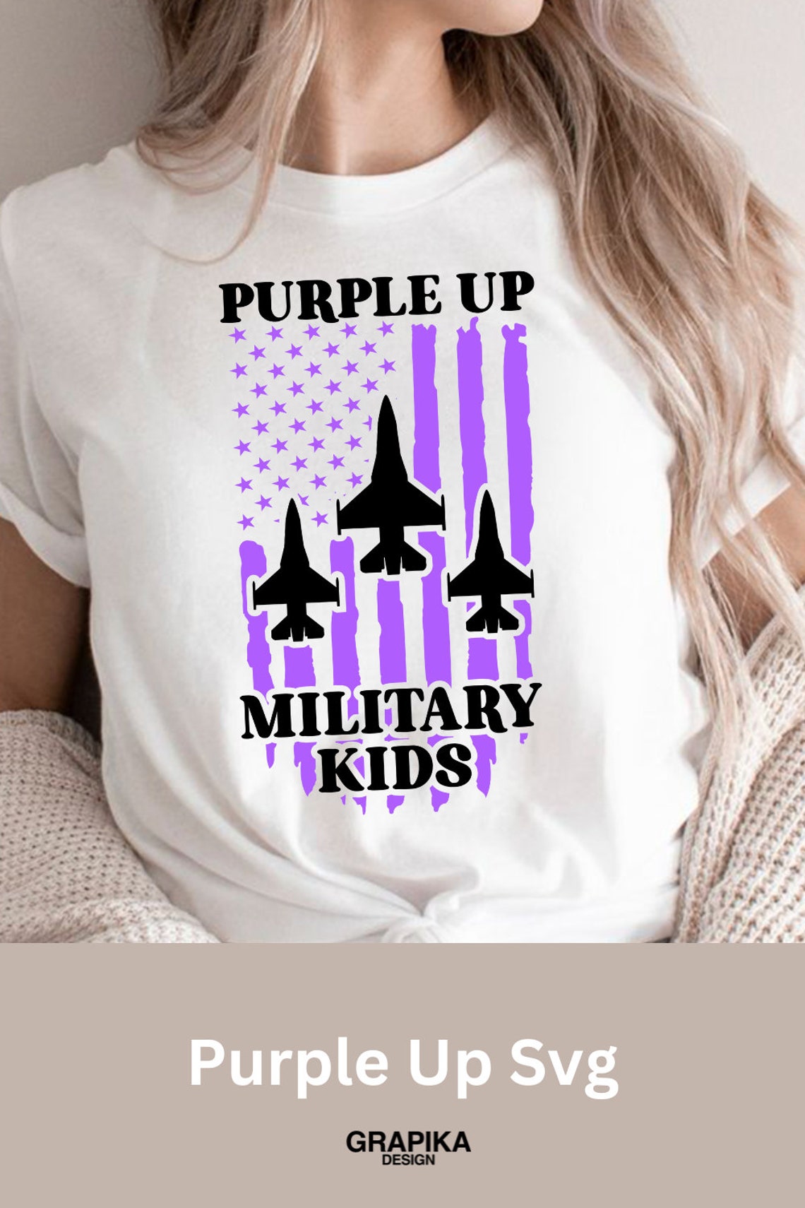 Purple up for Military Kids Svg Military Child Svg Purple up Svg ...