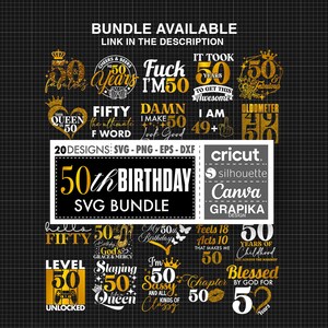 50th Birthday Svg Its My Birthday Svg 50th Birthday Girl Svg Birthday ...