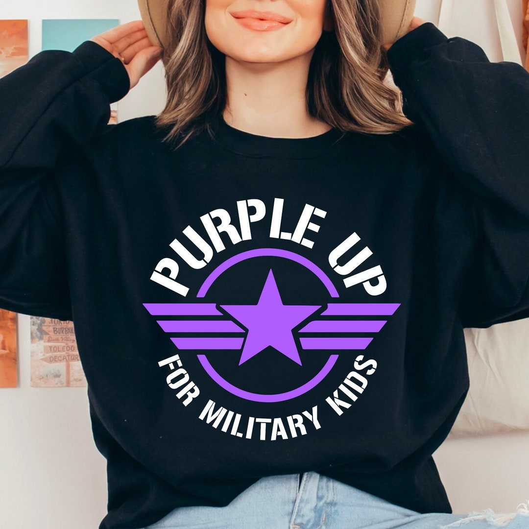 Purple up for Military Kids Svg Military Child Svg Purple up Svg ...