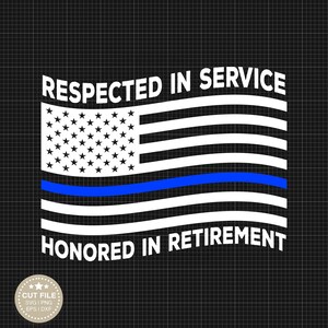Police Retirement Svg Retirement Gift Police Officer Gifts American ...