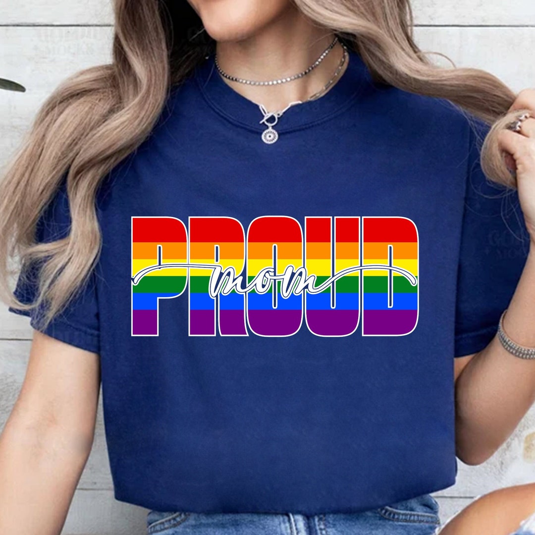 Proud Mom Svg LGBT Svg LGBT Png Pride Mom Svg Pride Svg Rainbow Svg ...