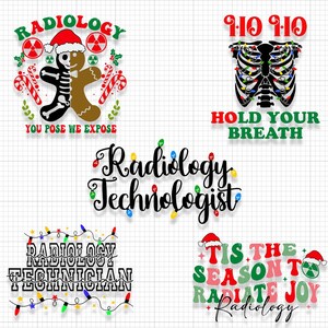 Christmas Radiology Svg for Rad Tech Christmas Png Radiology Tech Png ...