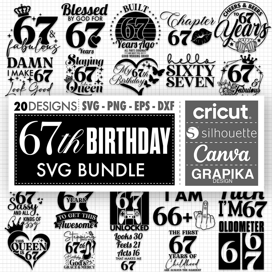 67th Birthday Svg 67th Birthday Png Birthday Girl Svg Its My Birthday ...