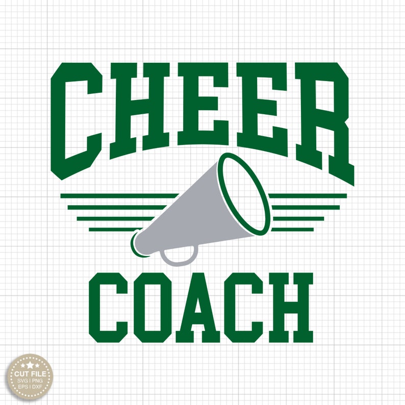 Cheer Coach Svg Cheerleader Svg Cheer Svg Cheer Coach Shirt Cheer Coach ...