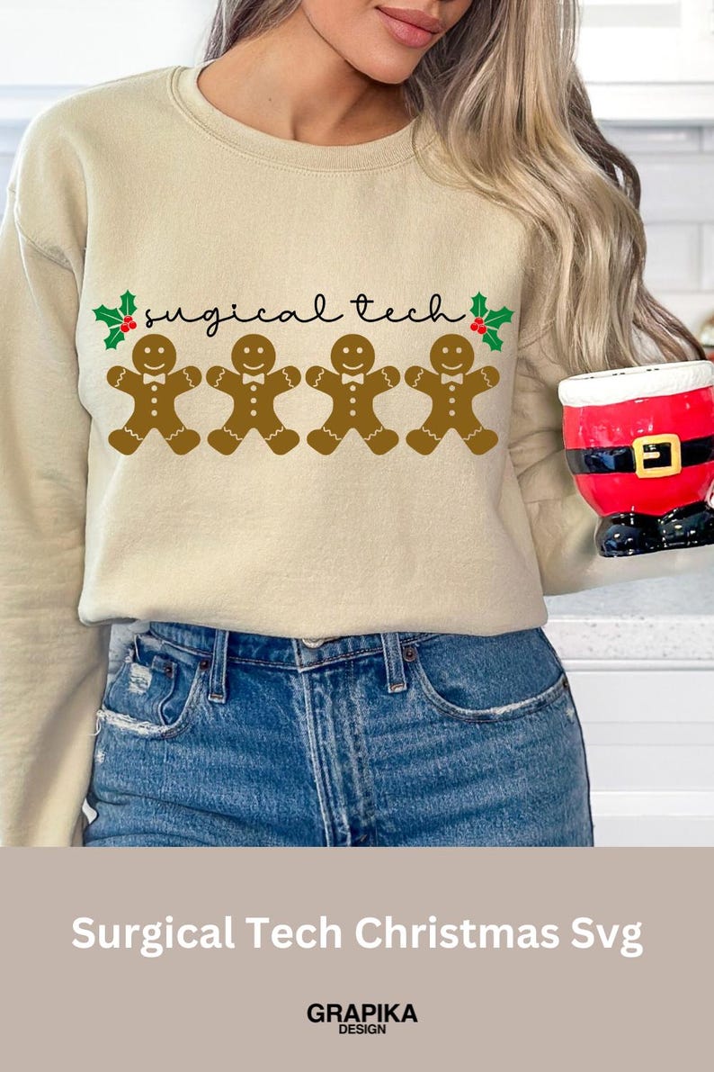 Surgical Tech Christmas Svg Scrub Tech Svg Christmas Surgical Tech Gift ...