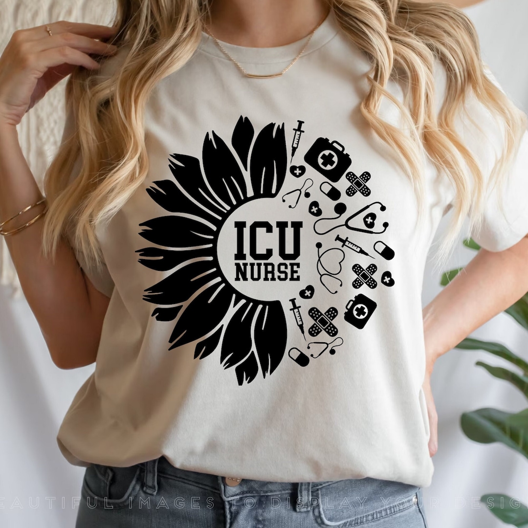 ICU Nurse Svg Icu Nurse Shirt Nurse Svg Nurse Png Stethoscope Svg Cna ...