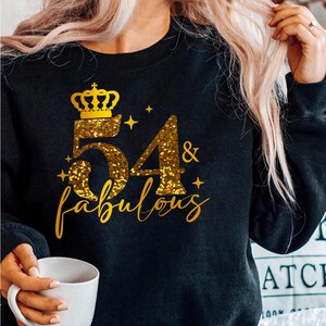 54th Birthday Svg 54th Birthday Png Happy Birthday Svg Cake Topper Svg ...