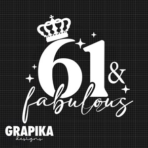 61st Birthday Svg 61st Birthday Png Birthday Girl Svg Its My Birthday ...