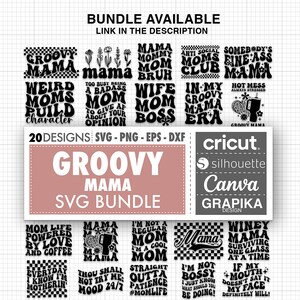 Groovy Mom Svg Mothers Day Svg Mama Svg Mom Svg in My Mom Era Svg Best ...