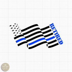 Police Retirement Svg Retirement Gift Police Officer Gifts American ...