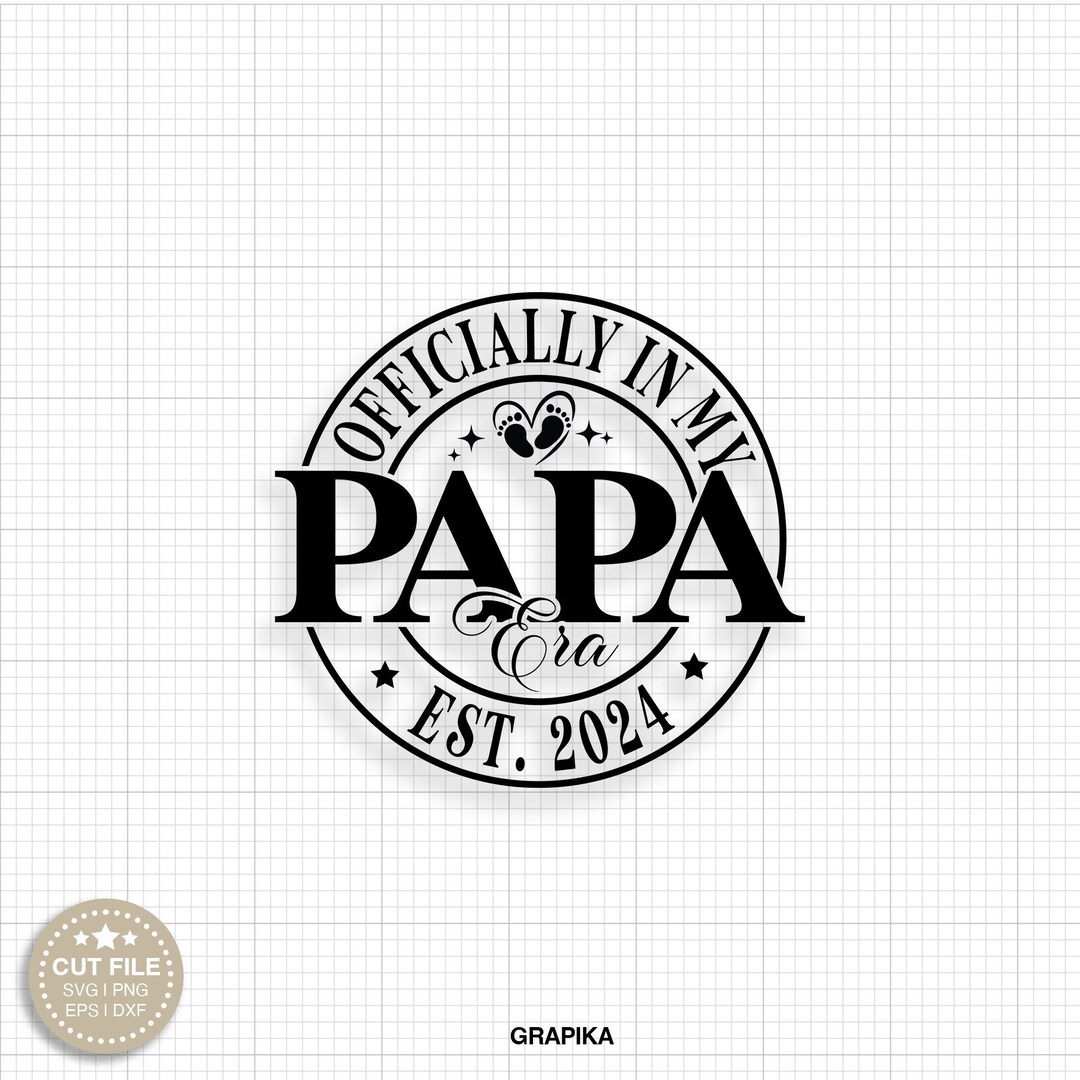 In My Papa Era Svg Papa to Be Svg Future Papa 2024 Png First - Etsy