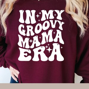Groovy Mom Svg Mothers Day Svg Mama Svg Mom Svg in My Mom Era Svg Best ...