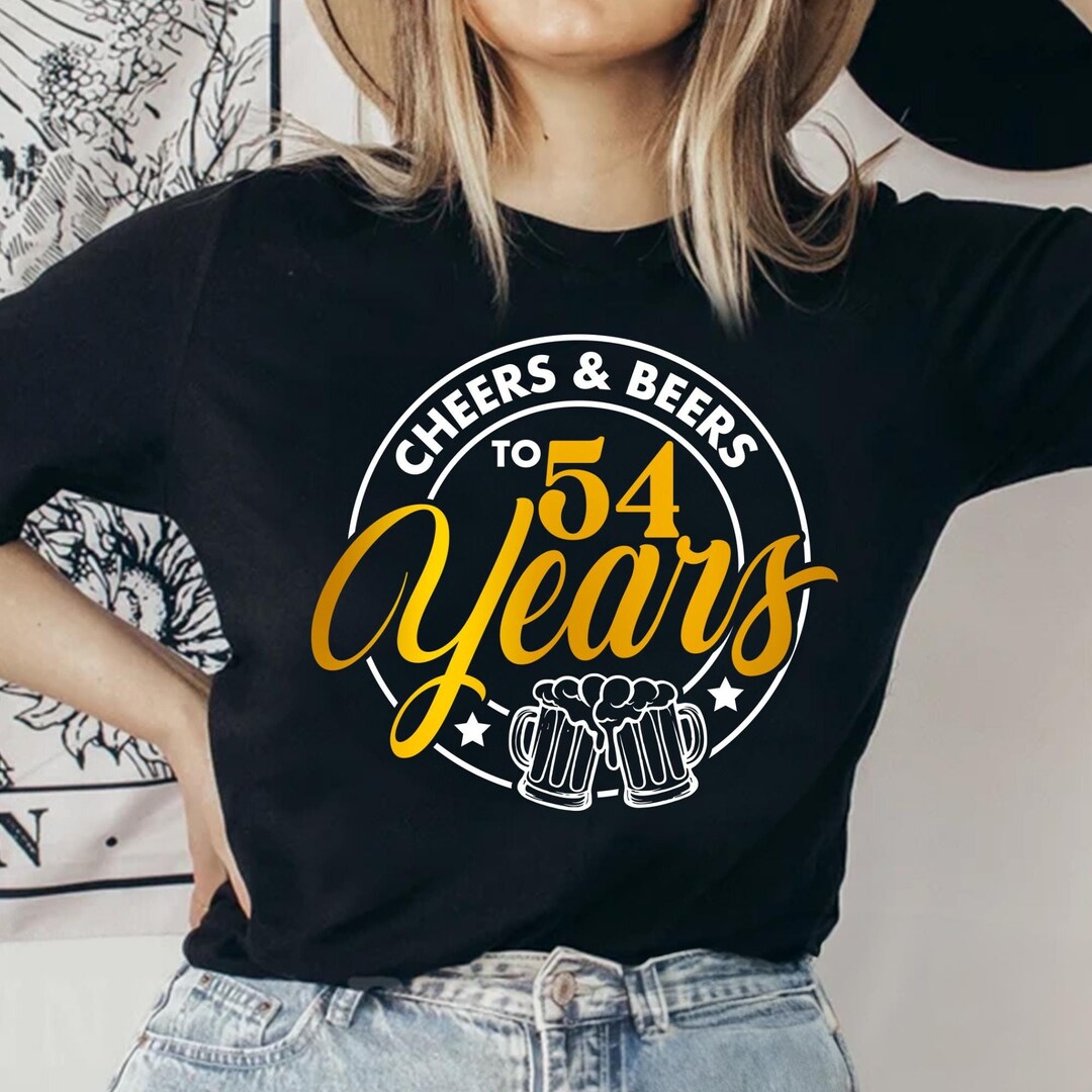 54th Birthday Svg 54th Birthday Png Happy Birthday Svg Cake Topper Svg ...