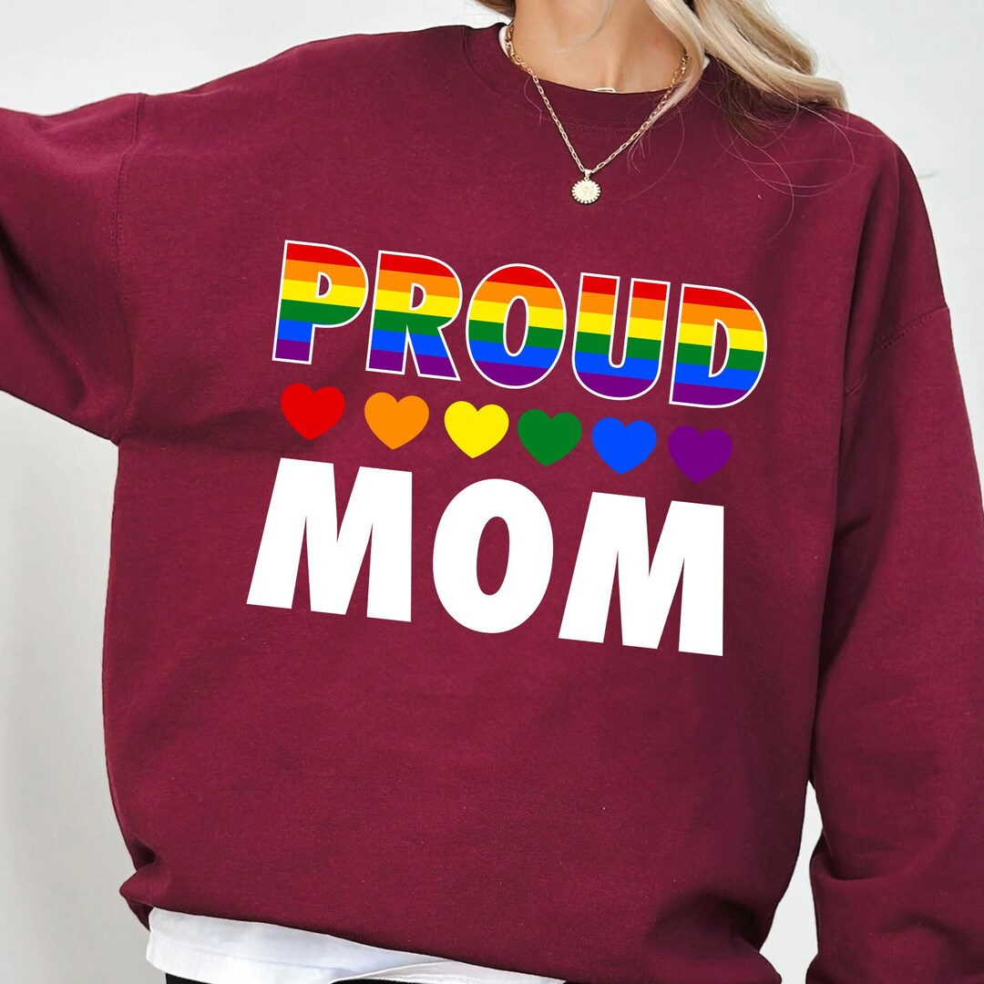 Proud Mom Svg LGBT Svg LGBT Png Pride Mom Svg Pride Svg Rainbow Svg ...