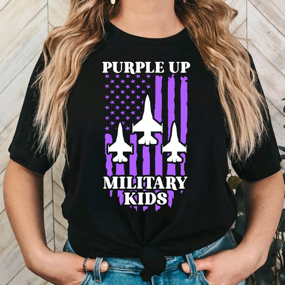 Purple up for Military Kids Svg Military Child Svg Purple up Svg ...