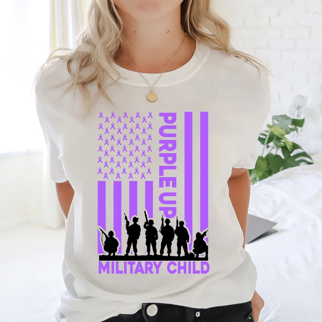 Purple up for Military Kids Svg Military Child Svg Purple up Svg ...