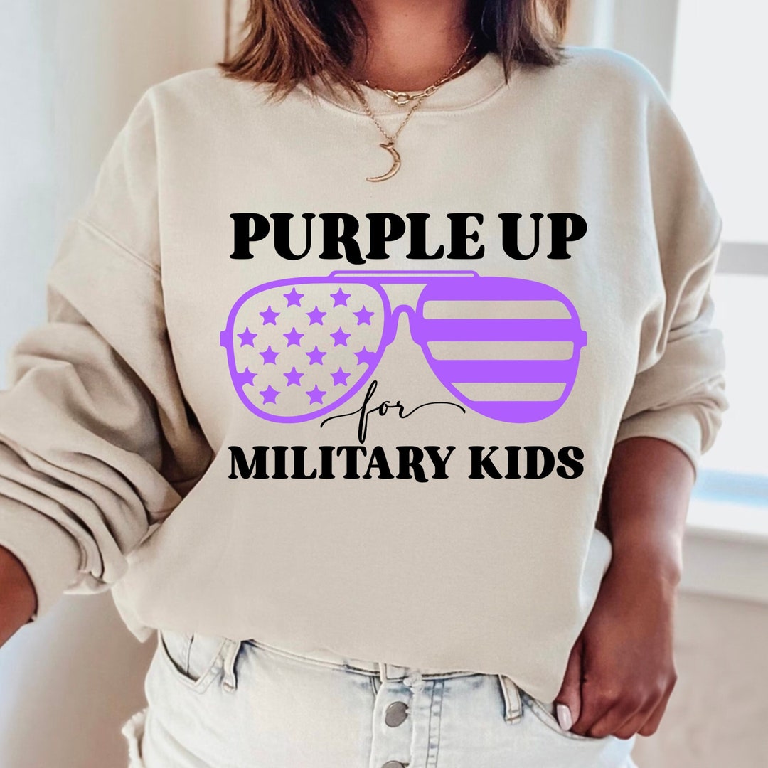 Purple up for Military Kids Svg Military Child Svg Purple up Svg ...