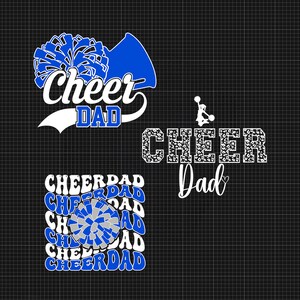 Cheer Papa Svg Cheer Dad Svg Cheerleader Svg Cheer Dad Pom Pom Svg ...