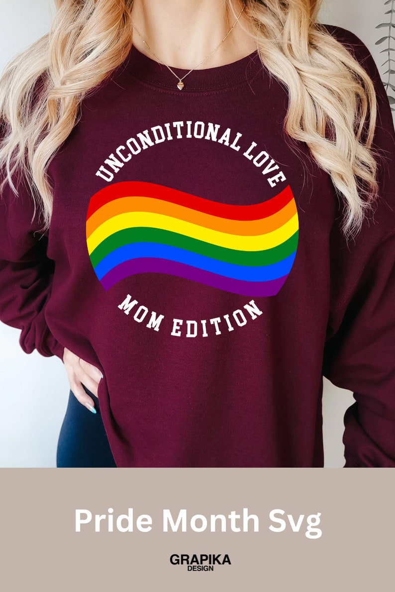 Proud Mom Svg LGBT Svg LGBT Png Pride Mom Svg Pride Svg Rainbow Svg ...