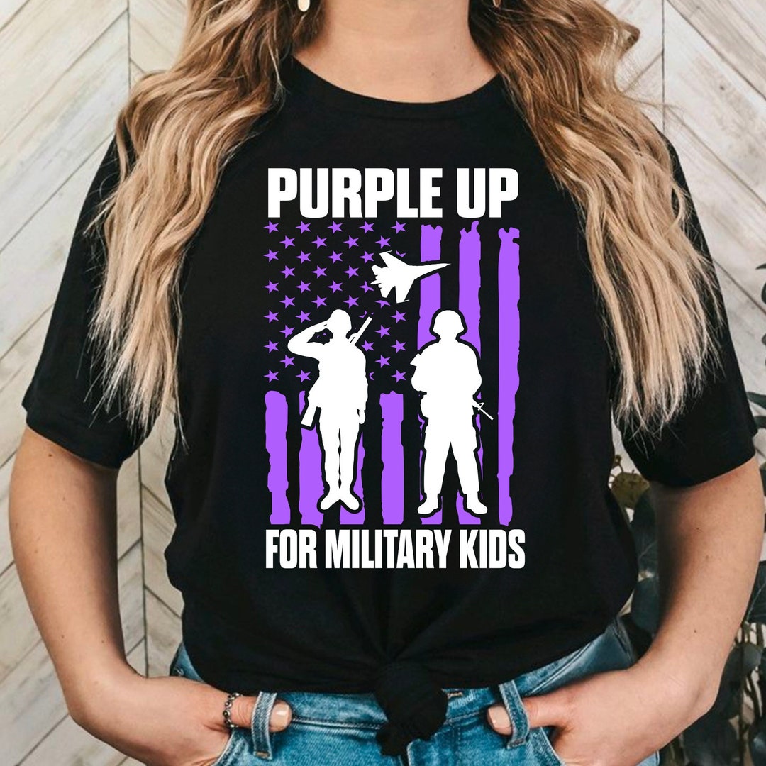Purple up for Military Kids Svg Military Child Svg Purple up Svg ...