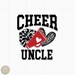 Cheer Uncle Svg Proud Cheer Uncle Svg Senior Cheer Uncle Svg Football ...
