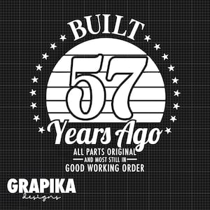 57th Birthday Svg 57th Birthday Png Happy Birthday Svg Cake Topper Svg ...