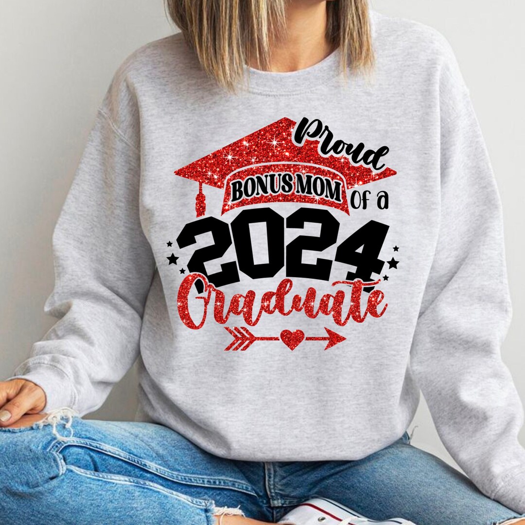 Graduation Svg Bonus Mom 2024 Graduation Svg Class of 2024 Svg ...