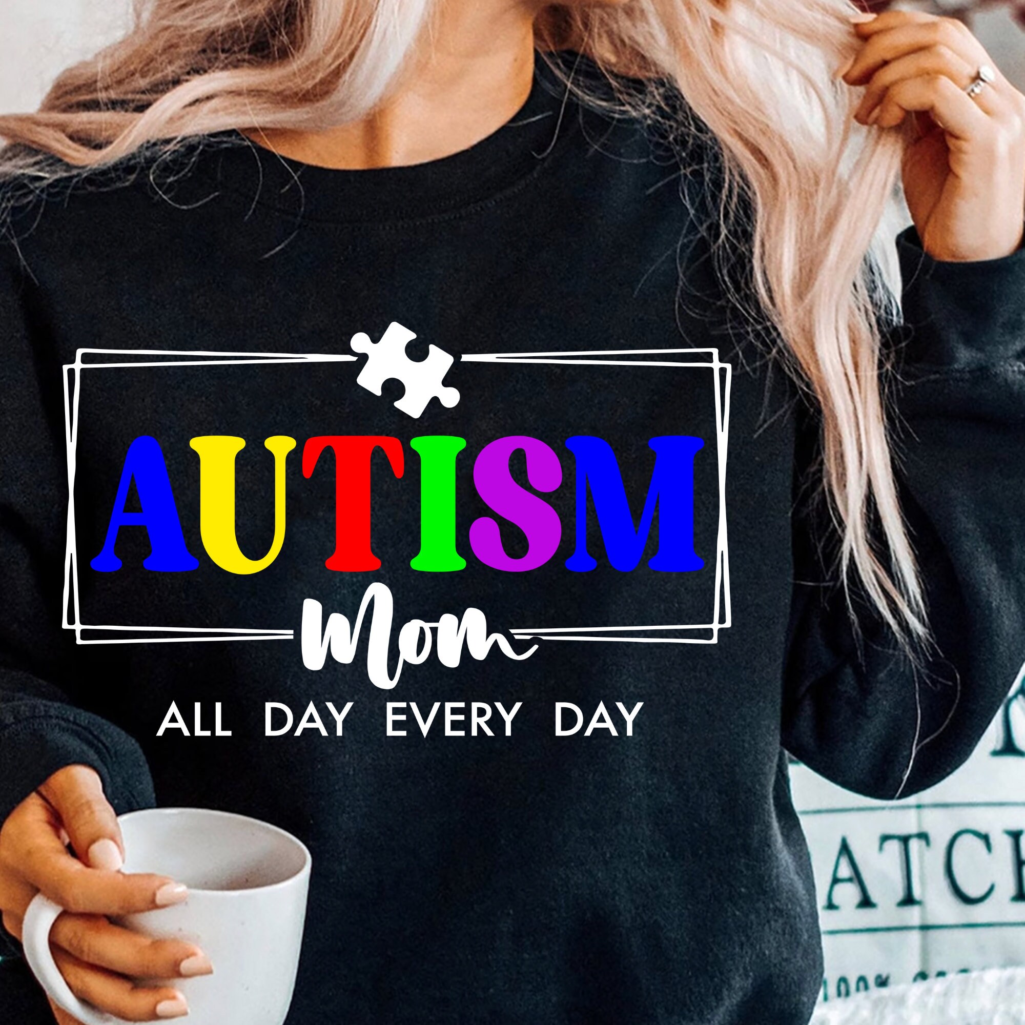 Autism Mom Svg Autism Awareness Svg Autism Mom Png Autism Mom Shirt ...