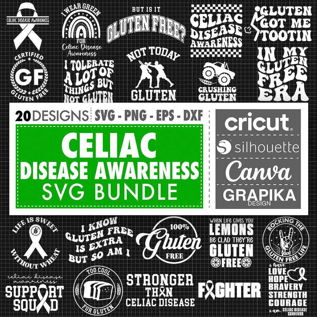Celiac Disease Awareness Svg Celiac Awareness Svg Gluten Free Svg ...