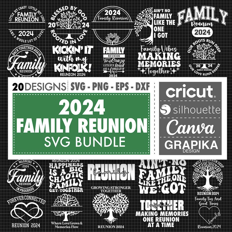 Family Reunion Svg - Etsy