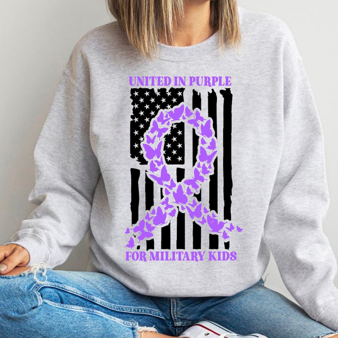 Purple up for Military Kids Svg Military Child Svg Purple up Svg ...