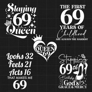 69th Birthday Svg 69th Birthday Png Birthday Girl Svg Its My Birthday ...