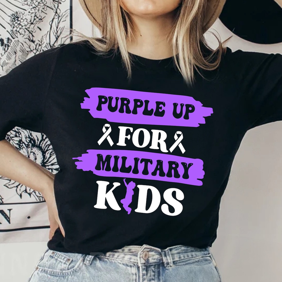 Purple up for Military Kids Svg Military Child Svg Purple up Svg ...