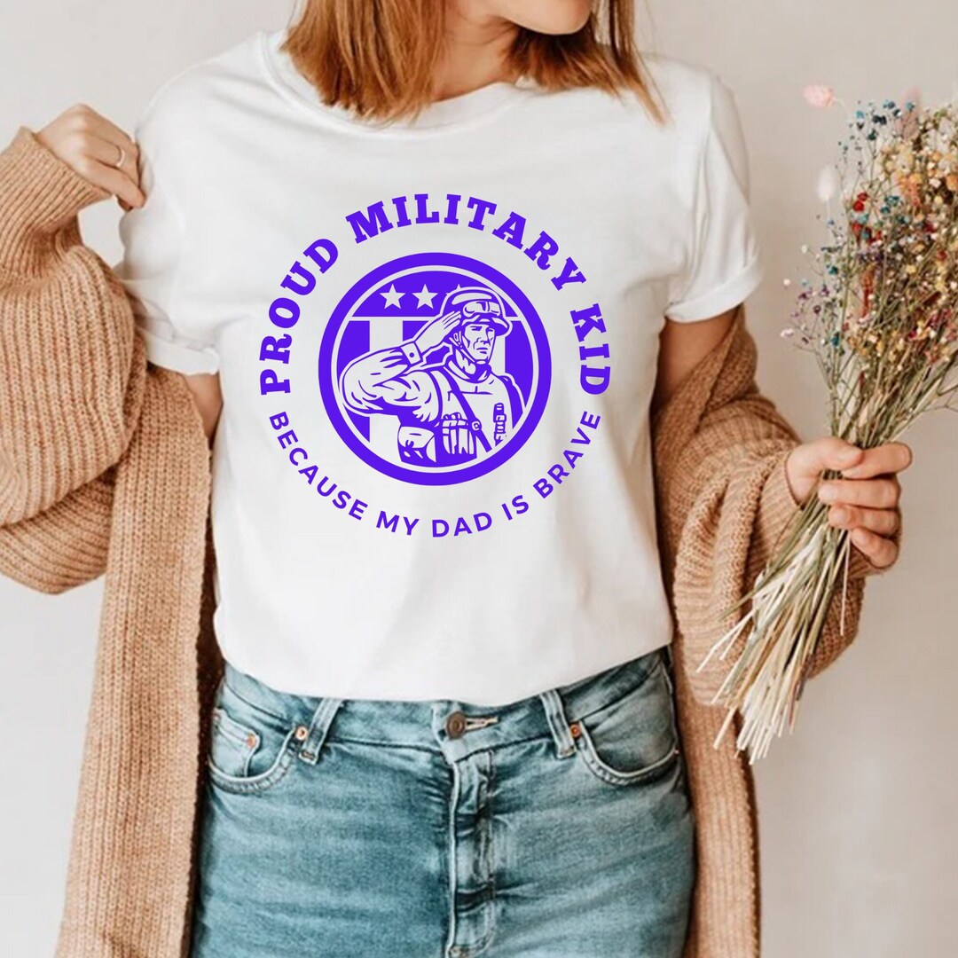 Purple up for Military Kid Svg, Military Child Svg, Proud Army Family ...