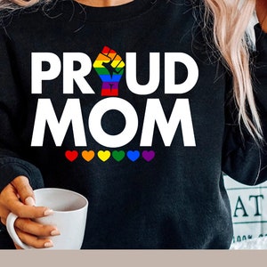 Proud Mom Svg LGBT Svg LGBT Png Pride Mom Svg Pride Svg Rainbow Svg ...