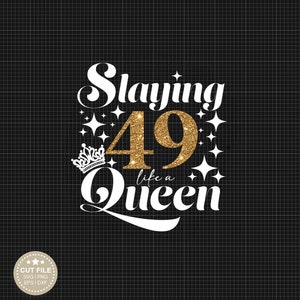 49th Birthday Svg 49th Birthday Png Happy Birthday Svg Cake Topper Svg ...