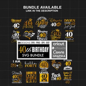 40th Birthday Svg Birthday Queen Svg 40th Birthday Gift Its My Birthday ...