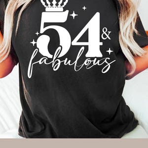 54th Birthday Svg 54th Birthday Png Happy Birthday Svg Cake Topper Svg ...