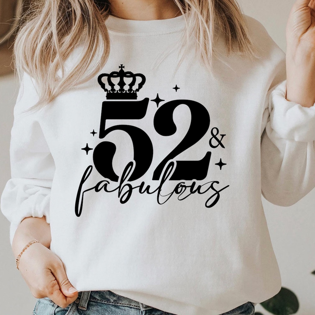 52nd Birthday Svg 52nd Birthday Png Happy Birthday Svg Cake Topper Svg ...