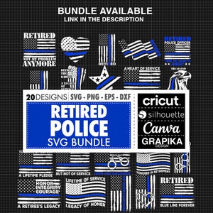 Police Retirement Svg Retirement Gift Police Officer Gifts American ...