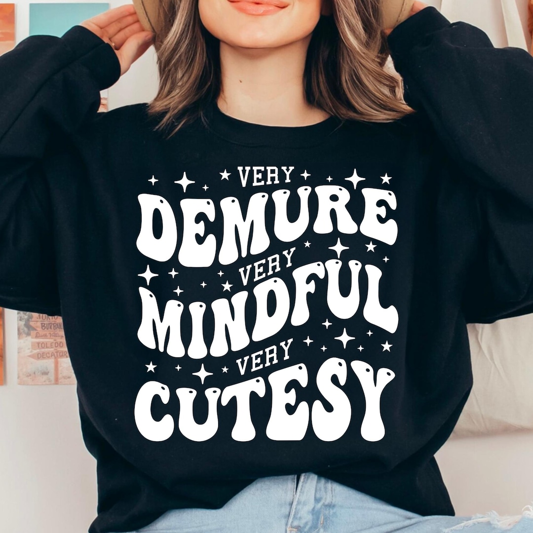 Very Demure Svg Very Mindful Very Cutesy Svg Gen Z Trendy Svg Funny Svg ...