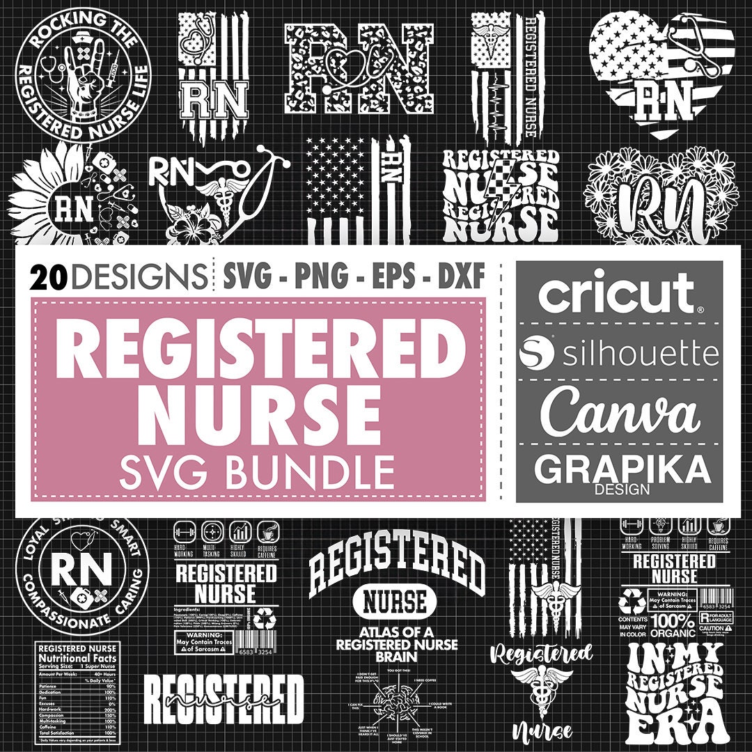 Registered Nurse Svg RN Svg Registered Nurse Svg RN Png Nursing Svg ...