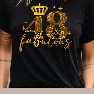 48th Birthday Svg 48th Birthday Png Happy Birthday Svg Cake Topper Svg ...