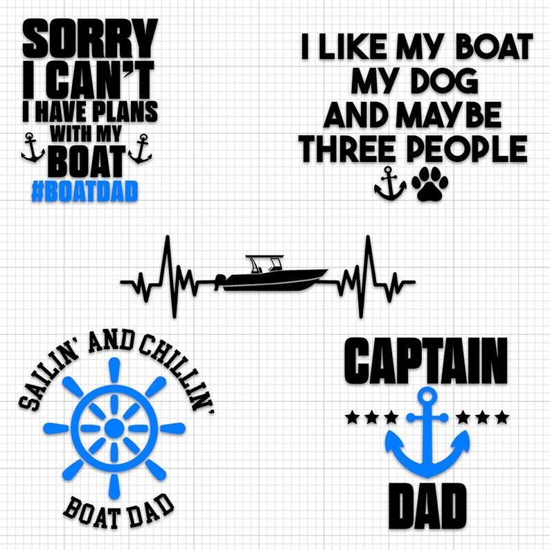 Boating Dad Svg Boating Svg Boating Shirt Fathers Day Svg Fathers Day ...