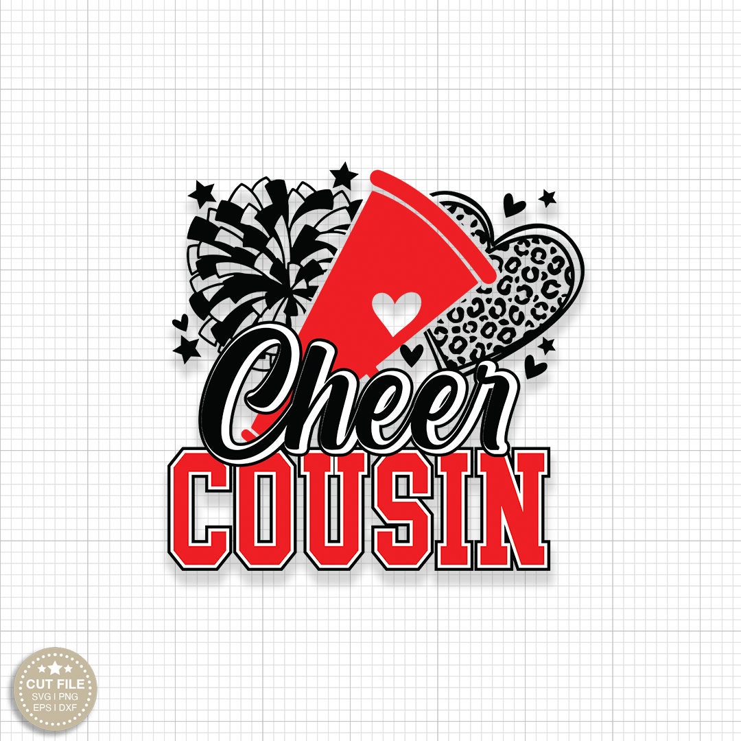 Cheer Cousin Svg Proud Cheer Cousin Svg Senior Cheer Cousin Svg ...